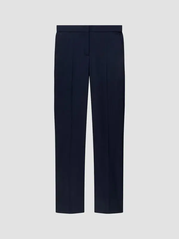 Another Tomorrow Classic Trousers - Navy