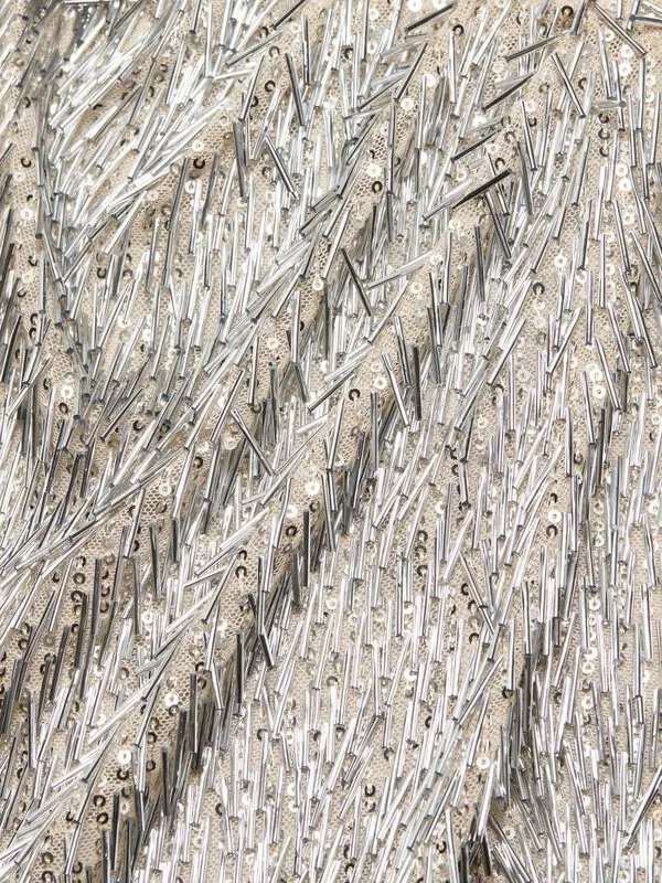 AKNVAS Eline Sequined Wrap Minidress