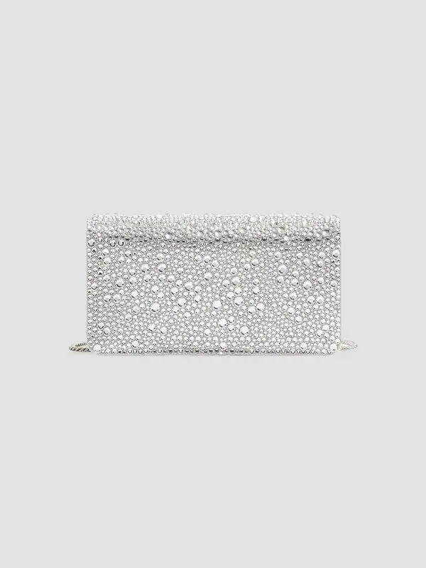 Valentino Garavani Vlogo Signature Mini Shoulder Bag With Sparkling Embroidery