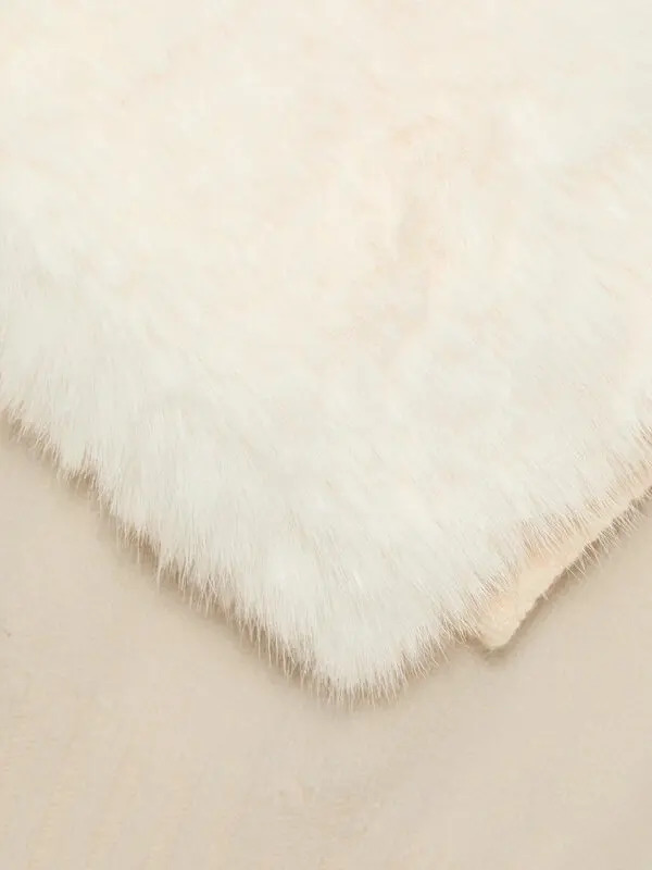 Ronny Kobo Jenner Faux-fur Cuff Knit Top