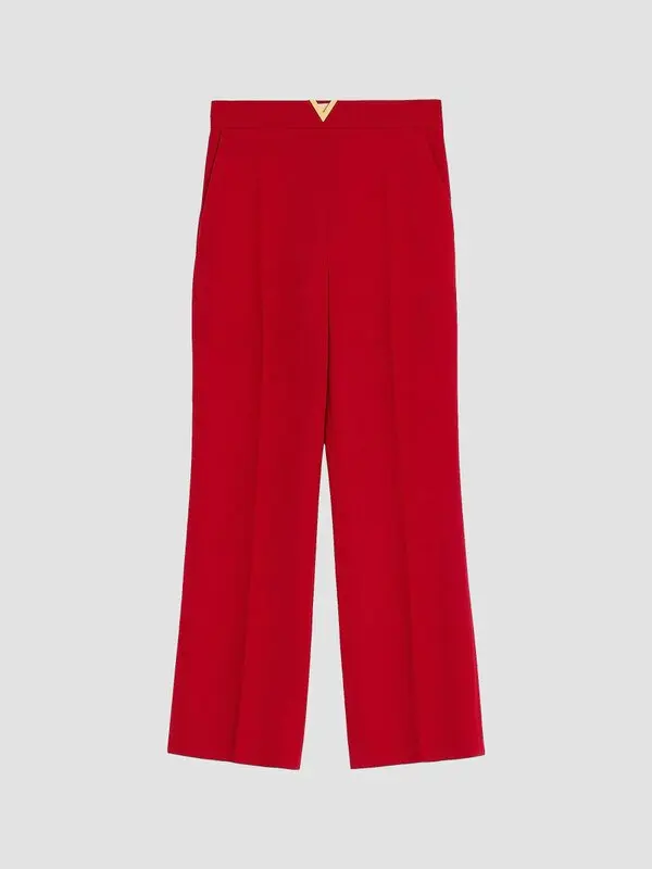 Valentino Garavani Wool Crepe Pants