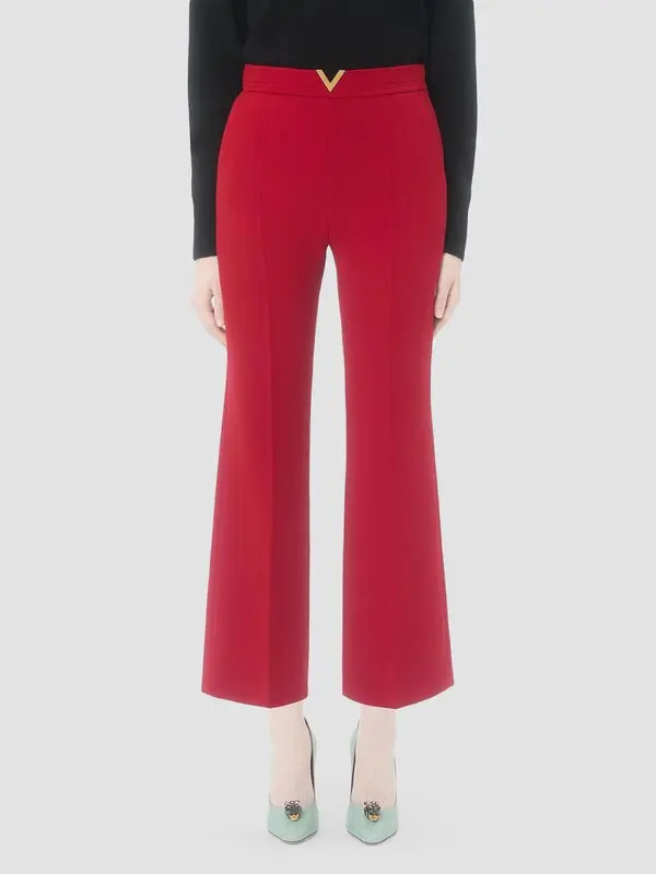 Valentino Garavani Wool Crepe Pants