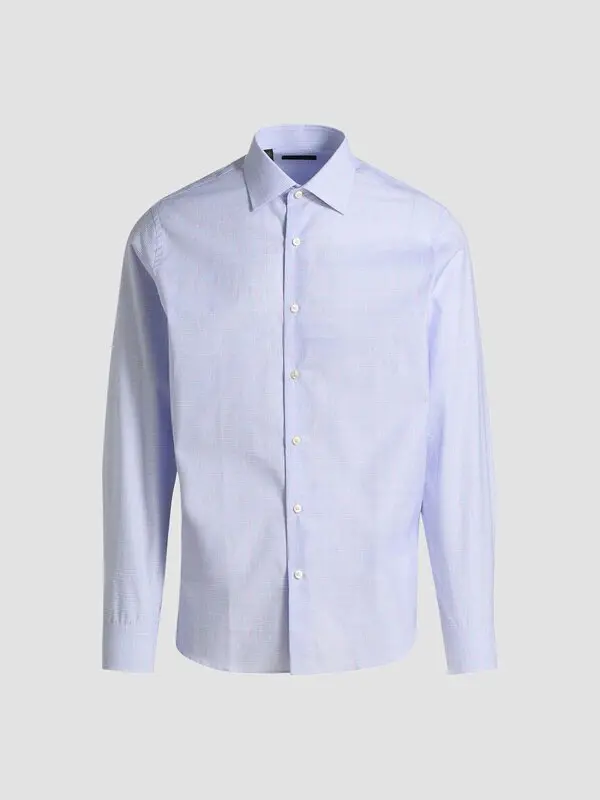 SAKS FIFTH AVENUE Collection Plaid Cotton Dress Shirt
