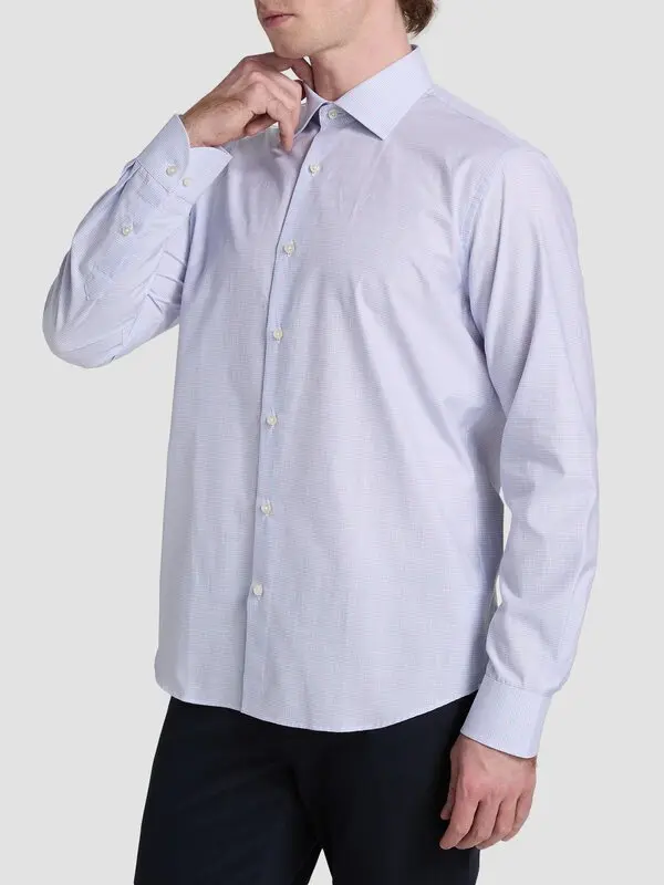 SAKS FIFTH AVENUE Collection Plaid Cotton Dress Shirt