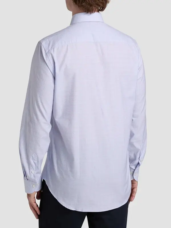 SAKS FIFTH AVENUE Collection Plaid Cotton Dress Shirt