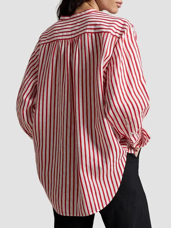 Polo Ralph Lauren Striped Linen-cotton Shirt