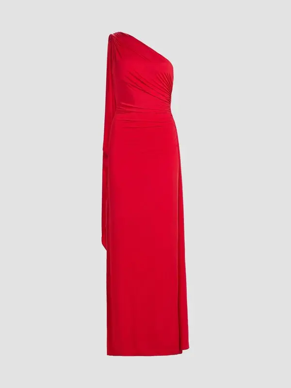 Ronny Kobo Linden One-shoulder Maxi Dress