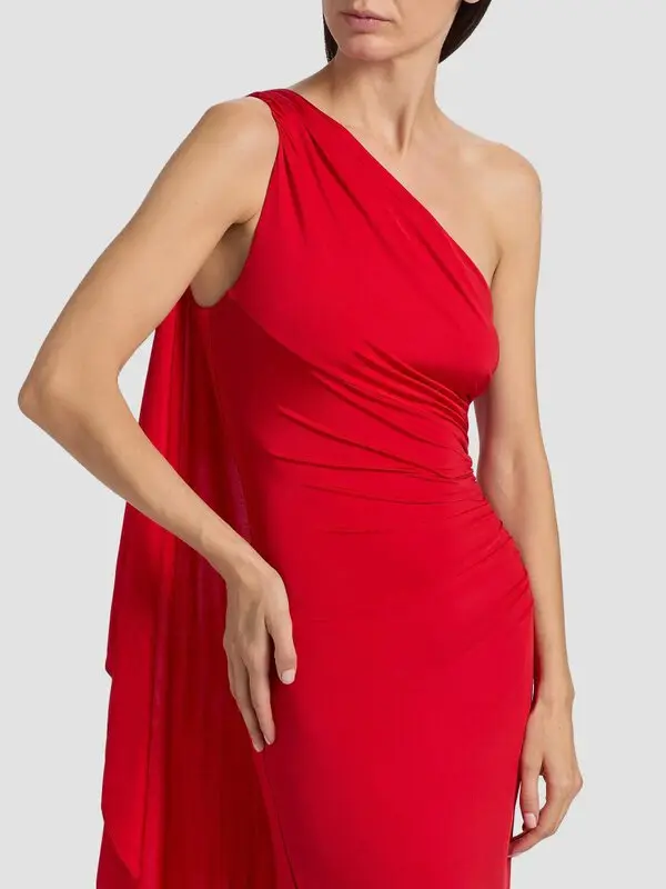 Ronny Kobo Linden One-shoulder Maxi Dress