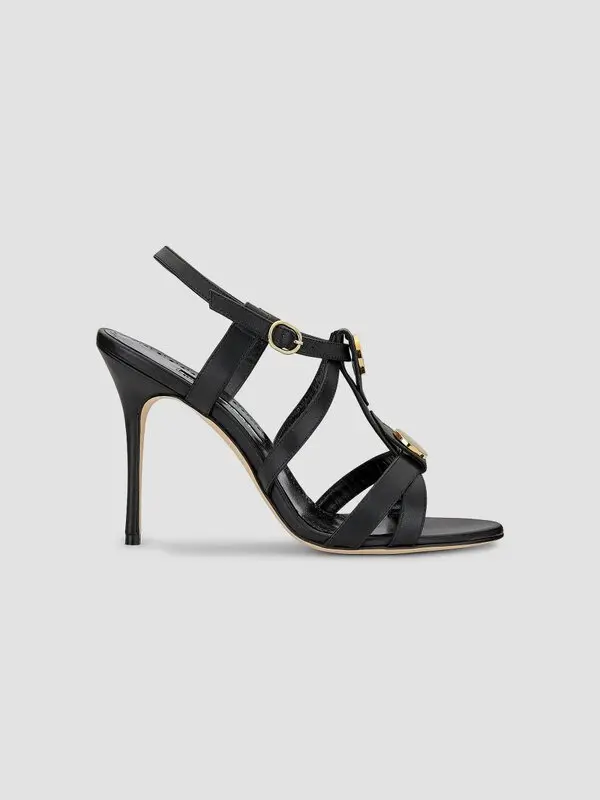 Manolo Blahnik Giza 105mm Leather Sandals