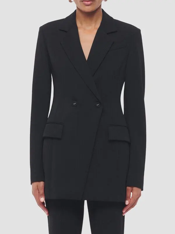 Another Tomorrow Jersey Jacket - Black