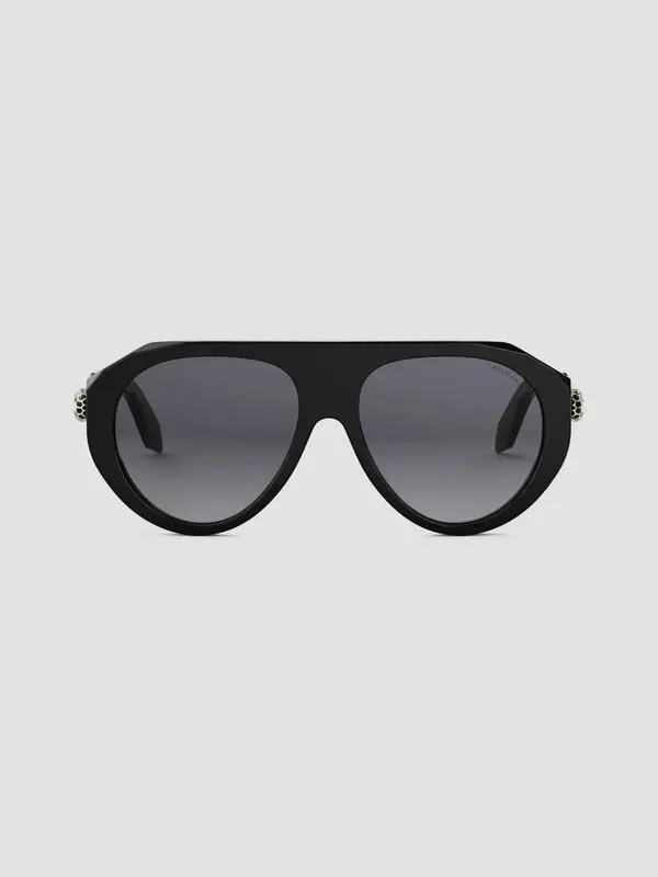 BVLGARI Serpenti Forever 56mm Pilot Sunglasses