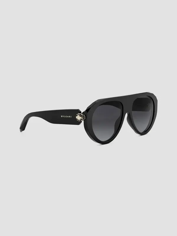 BVLGARI Serpenti Forever 56mm Pilot Sunglasses
