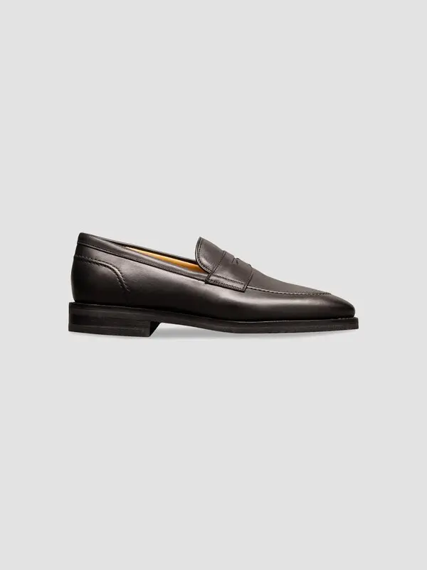 Allen Edmonds Reserve Roman Leather Penny Loafers - Black