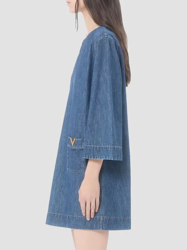 Valentino Garavani Denim Chambray Dress