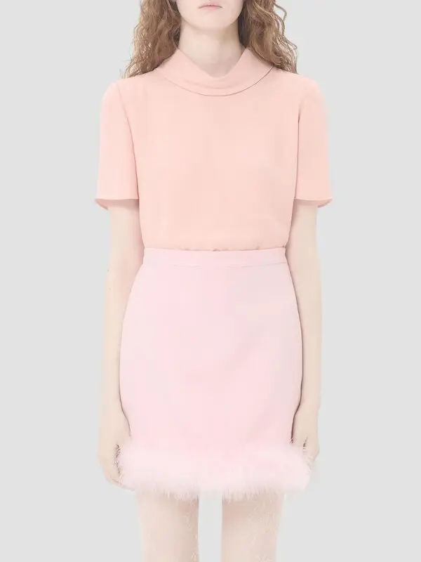 Valentino Garavani Georgette Top - Rose