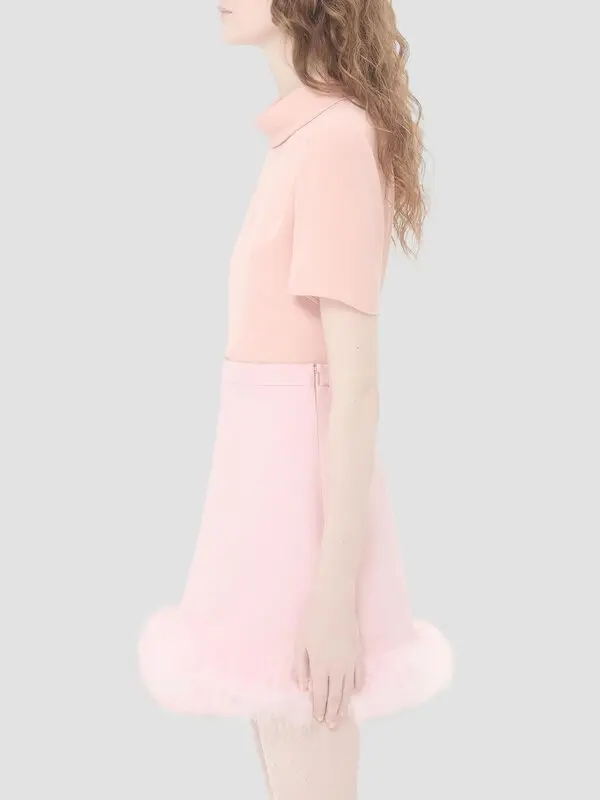 Valentino Garavani Georgette Top - Rose