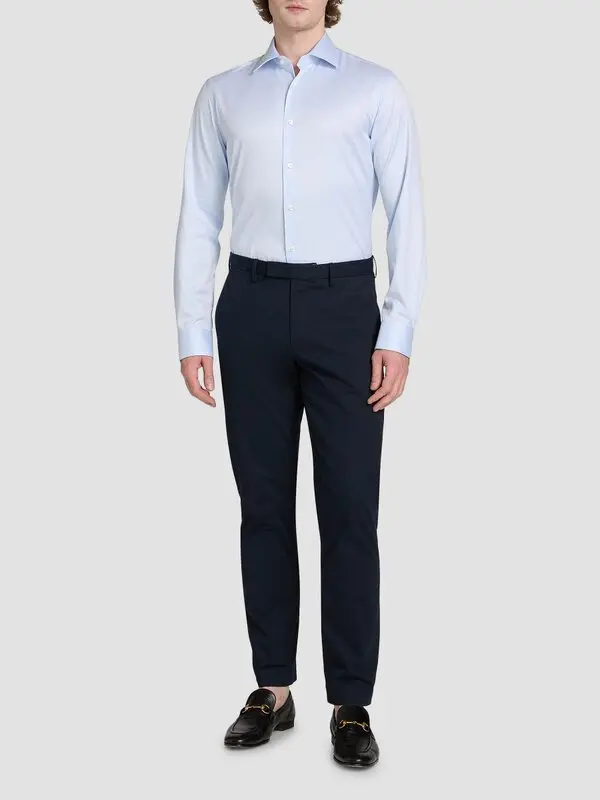 SAKS FIFTH AVENUE Collection Nailshead Cotton Shirt