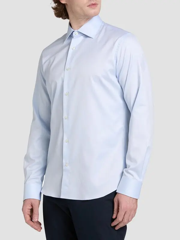 SAKS FIFTH AVENUE Collection Nailshead Cotton Shirt