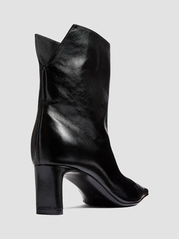 Khaite Ona 55mm Leather Ankle Boots