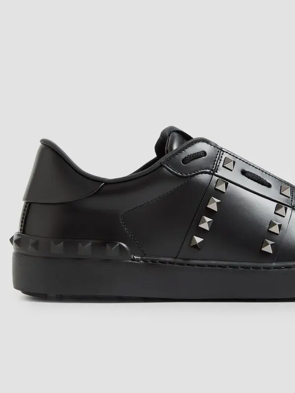 Valentino Garavani Rockstud Untitled Sneakers In Calfskin Leather