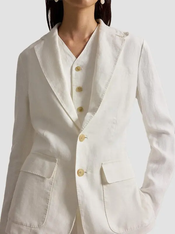 Polo Ralph Lauren Notch-lapel Linen Blazer