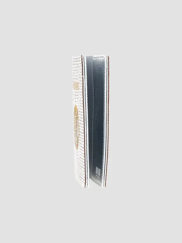 Judith Leiber Leather & Crystal Passport Holder - Rhine