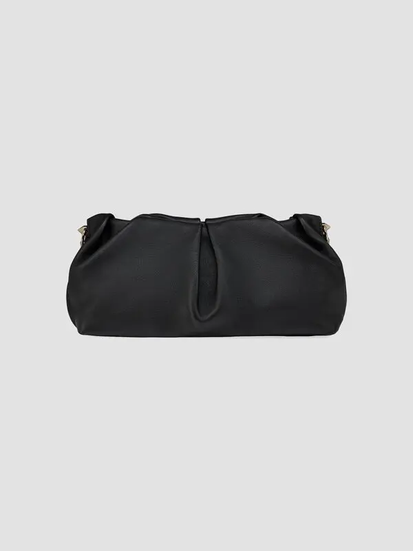 CHRISTIAN LOUBOUTIN Eva Leather Shoulder Bag - Black