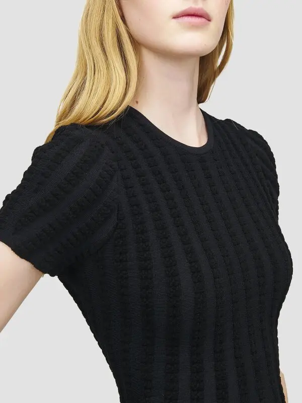 Alexander McQueen Rib-knit Chenille Minidress