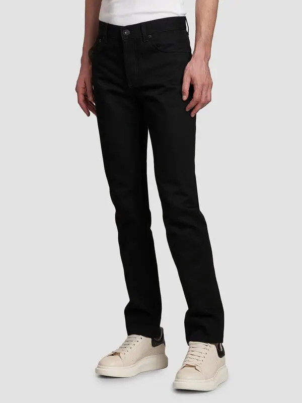 Alexander McQueen Ozzy Five-pocket Cotton Jeans