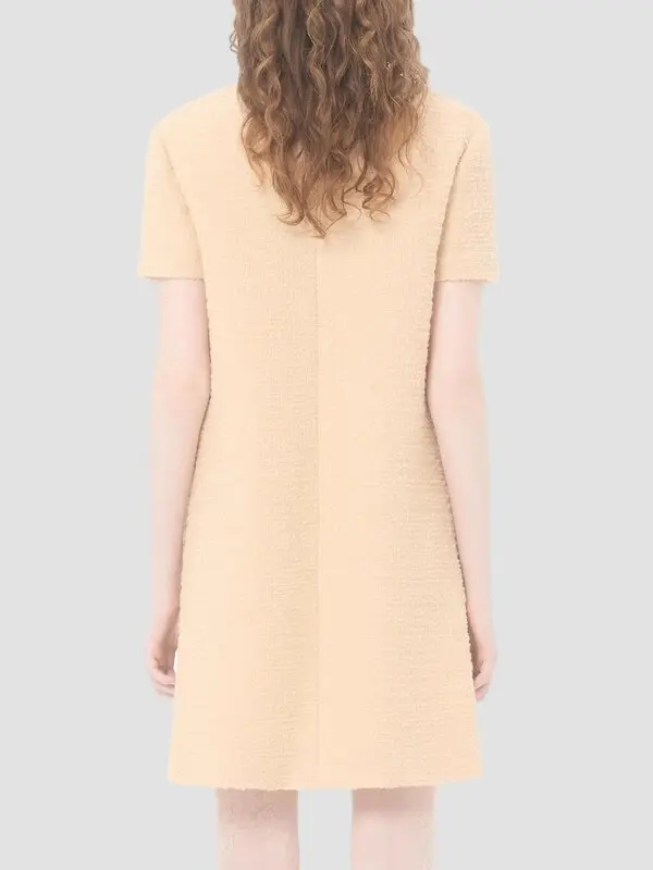 Valentino Garavani Short Dress In Curly Wool