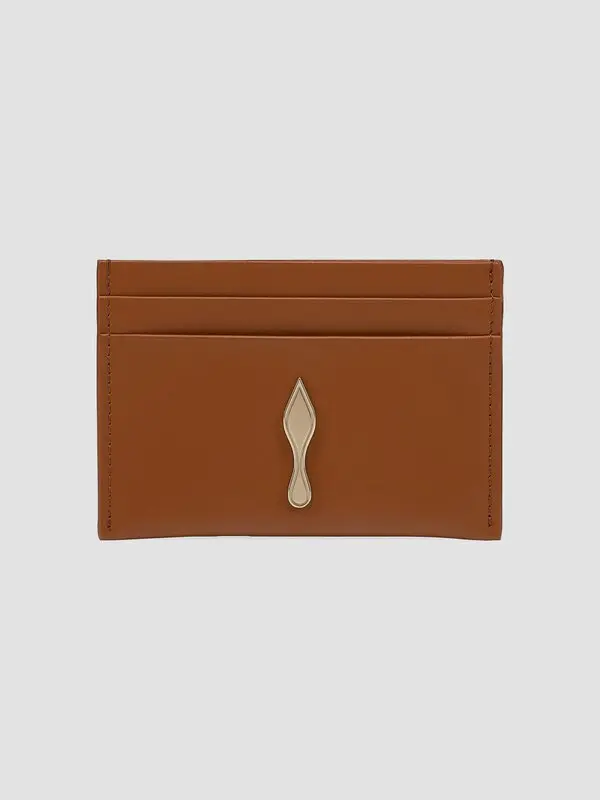 CHRISTIAN LOUBOUTIN Bettina Card Holder - Cuoio