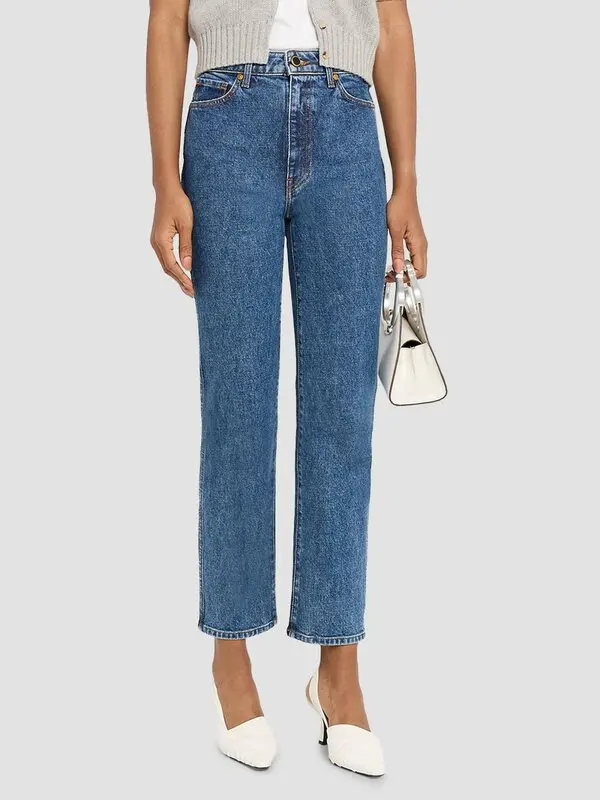 Khaite Abigail High-rise Slim Ankle Jeans