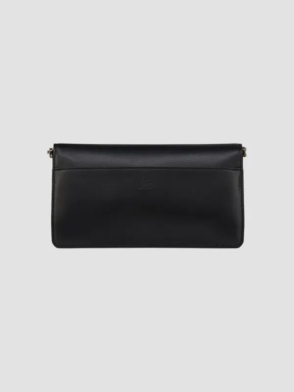 CHRISTIAN LOUBOUTIN Bettina Leather Crossbody Bag - Black