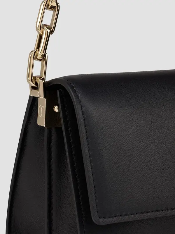 CHRISTIAN LOUBOUTIN Bettina Leather Crossbody Bag - Black