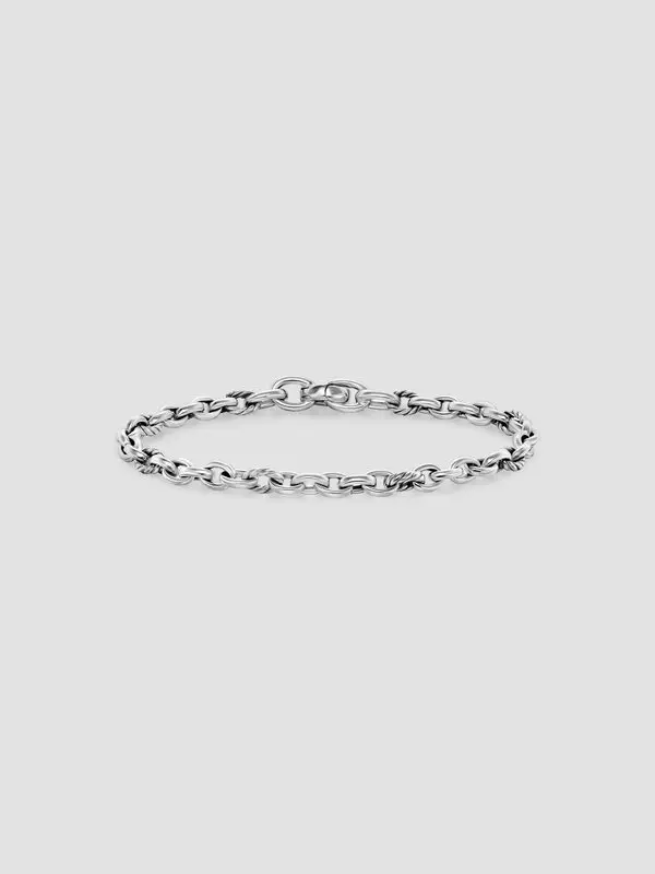 David Yurman Dy Mercer Petite Chain Bracelet In Sterling 4.5mm - Silver