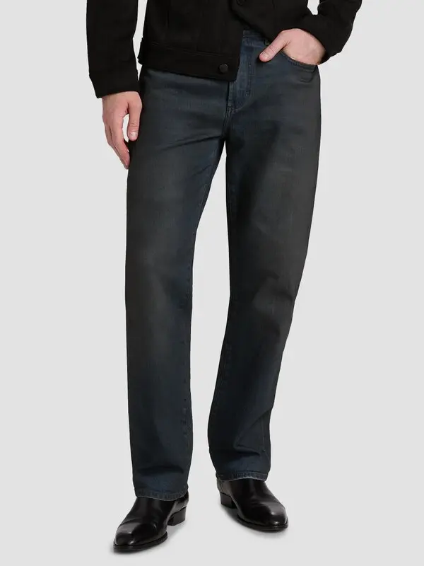 Monfrère Caine Coated Straight-leg Jeans