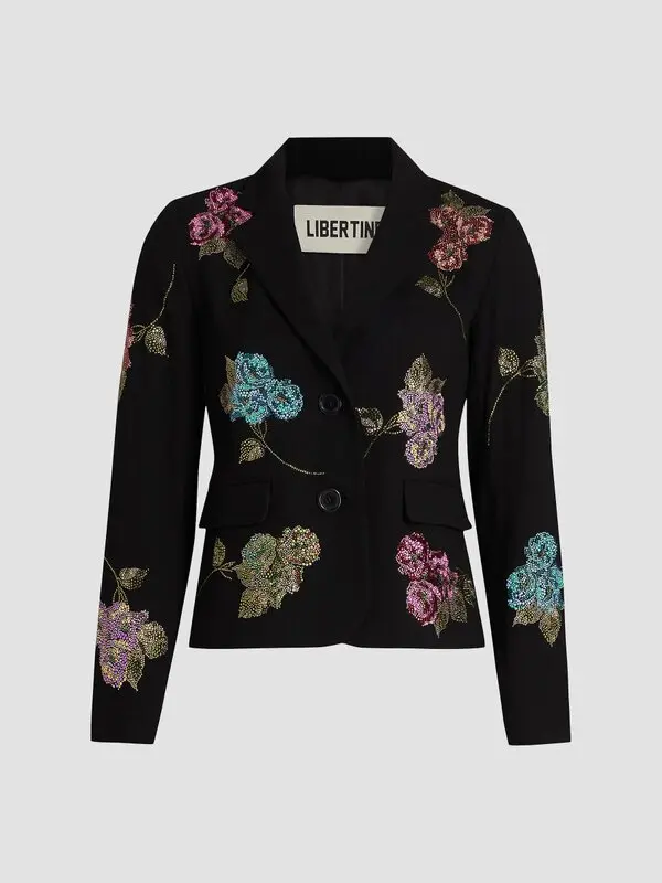 Libertine Primrose Wool Short Jacket - Black