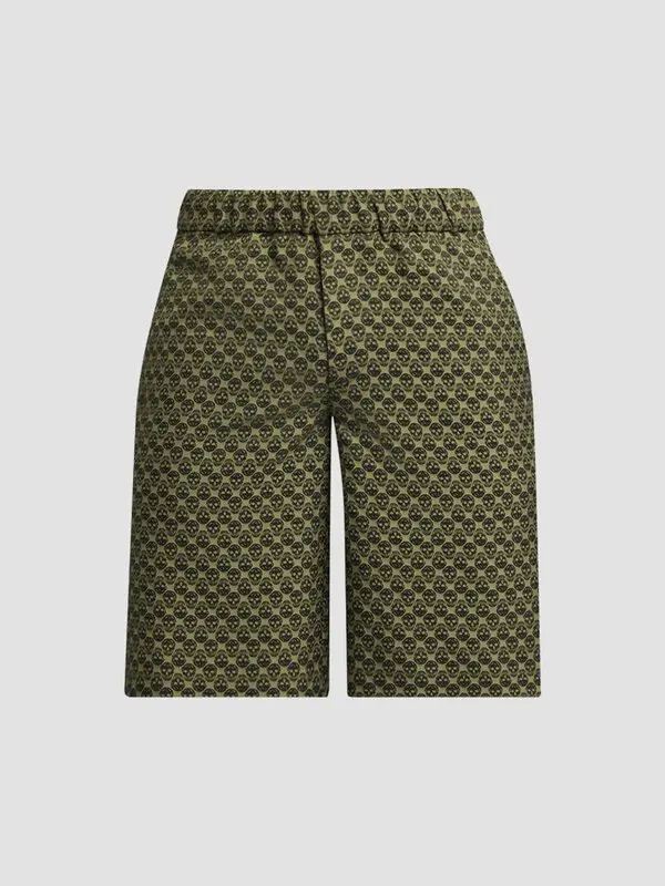 Alexander McQueen Skull Pajama Shorts