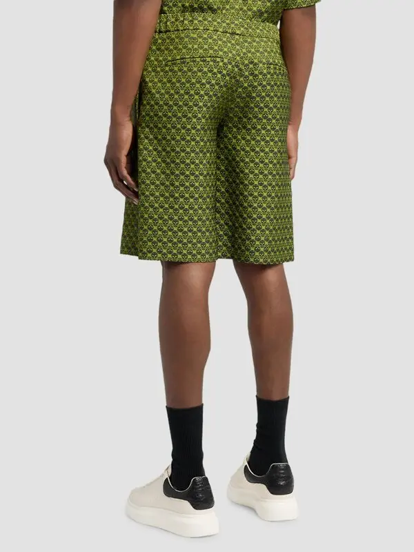 Alexander McQueen Skull Pajama Shorts
