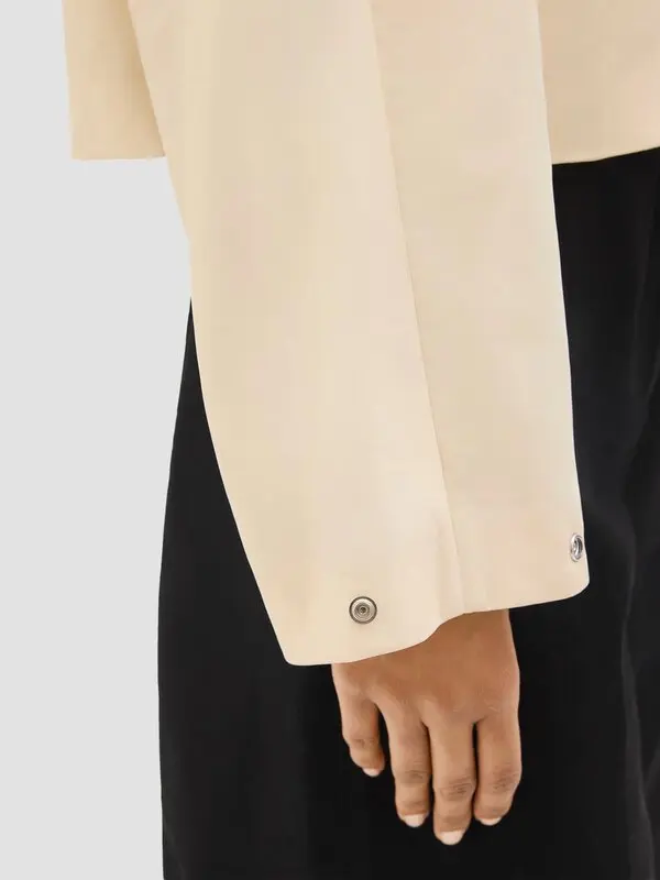 Another Tomorrow Short Balmacaan Jacket
