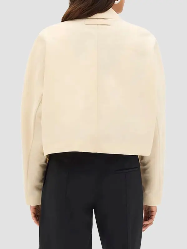 Another Tomorrow Short Balmacaan Jacket