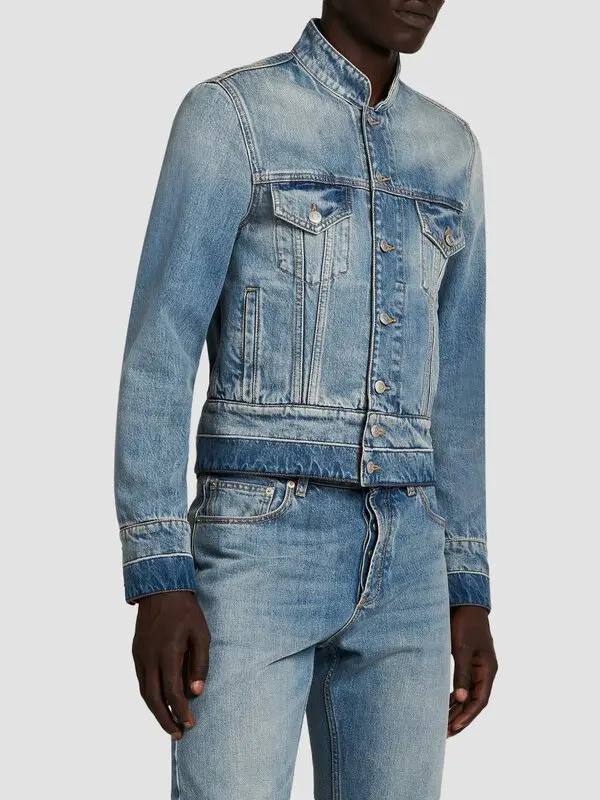 Alexander McQueen Denim Band Jacket