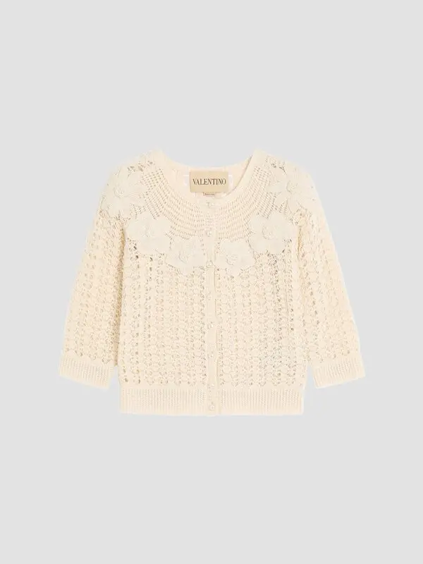 Valentino Garavani Embroidered Cardigan - Birch