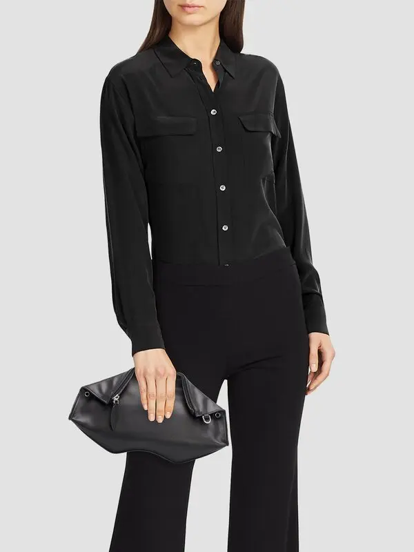 Alexander McQueen Manta Leather Crossbody Bag