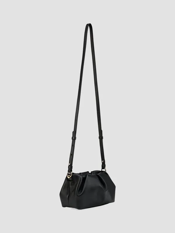 CHRISTIAN LOUBOUTIN Eva Leather Mini Crossbody Bag - Black