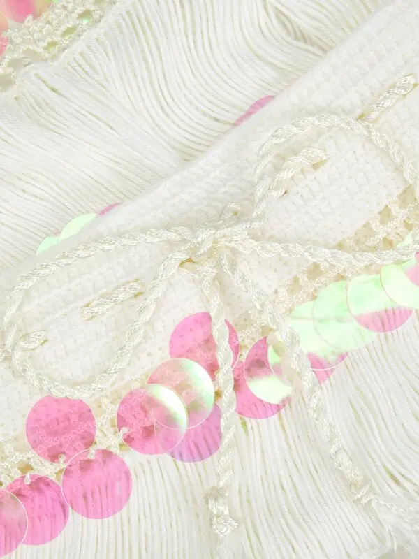 My Beachy Side Viola Hand-crocheted Miniskirt