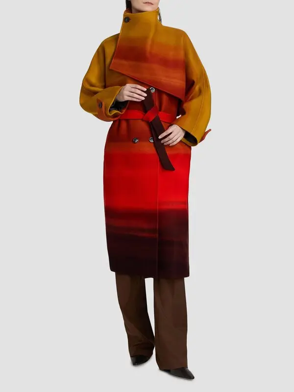 Libertine California Sunset New Wave Wool Coat