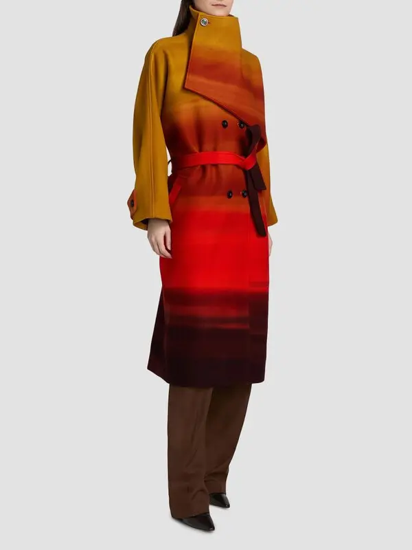 Libertine California Sunset New Wave Wool Coat