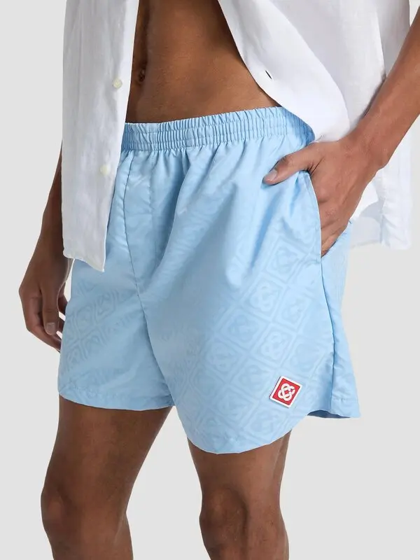 Casablanca Monogram Swim Trunks