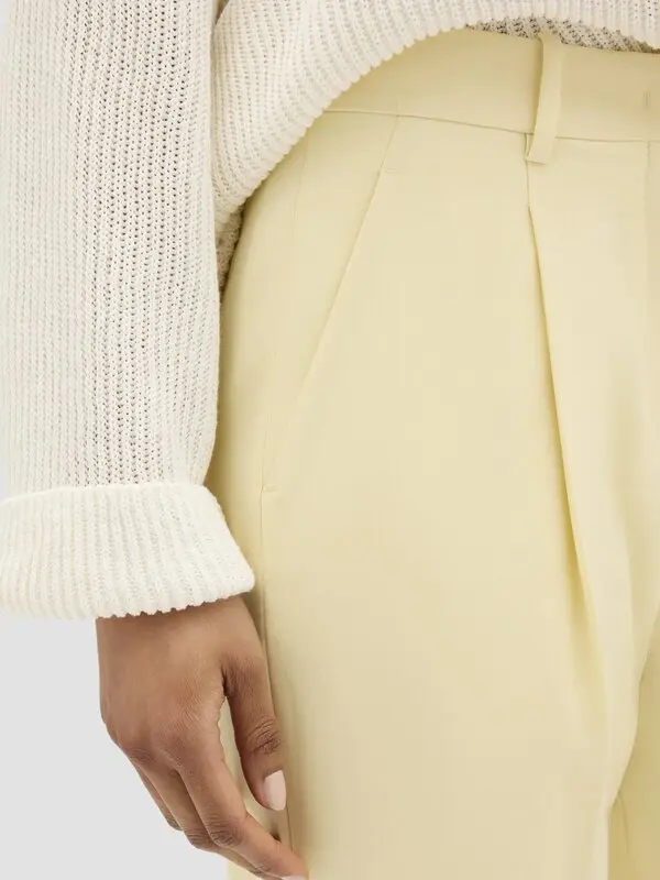 Another Tomorrow Peg Trousers - Sunlight